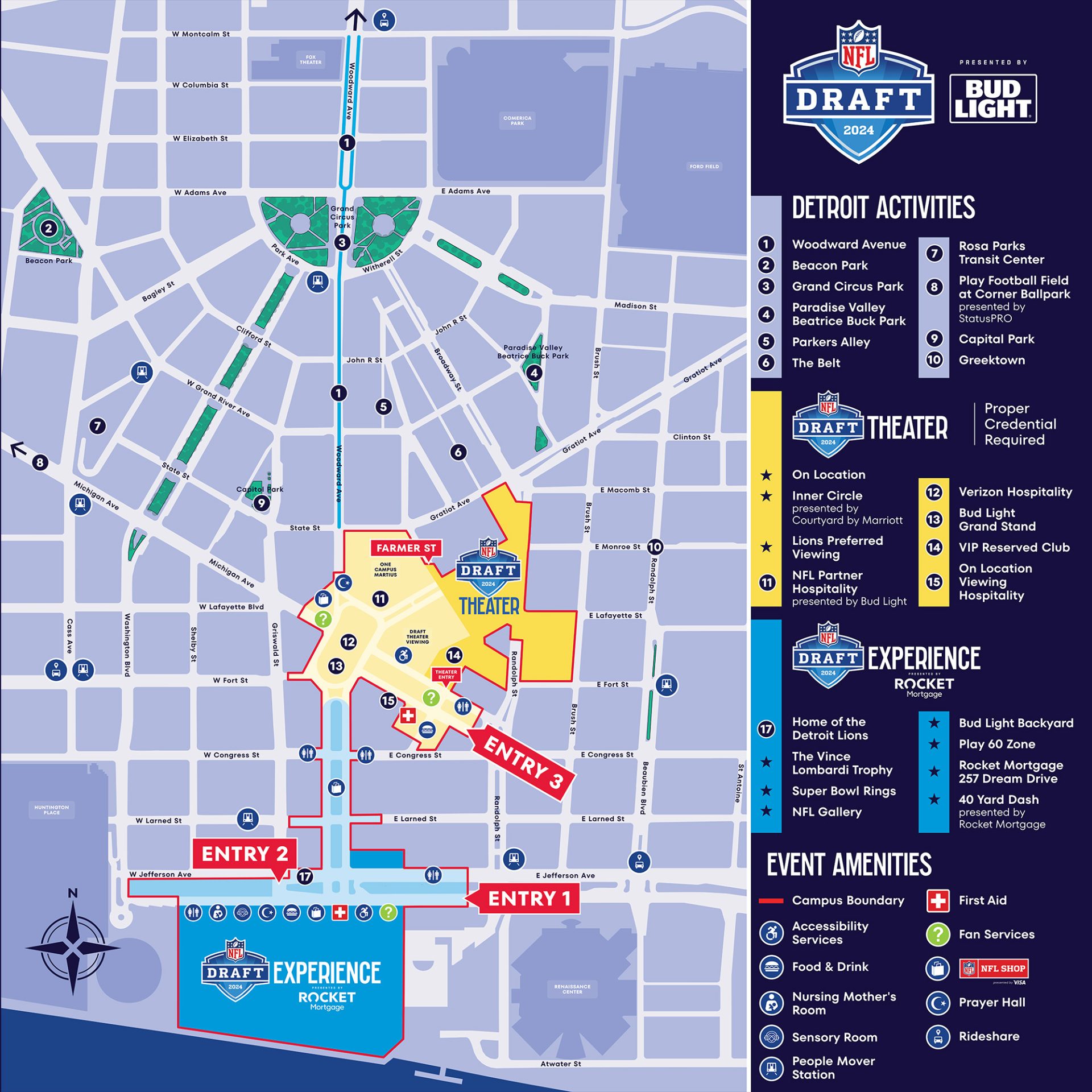 Guide to the 2024 NFL Draft in Detroit – MiCannaTrail
